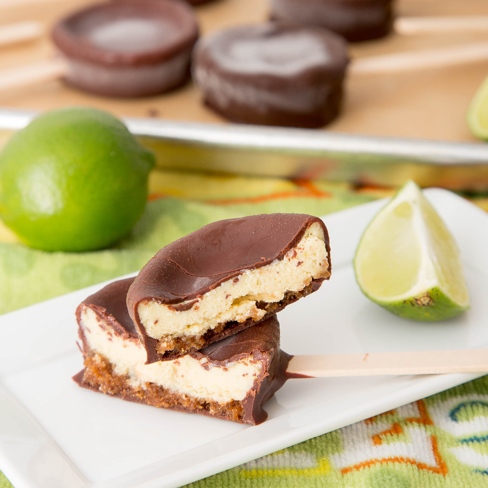 Chocolate Dipped Frozen Key Lime Pies The Missing Lokness